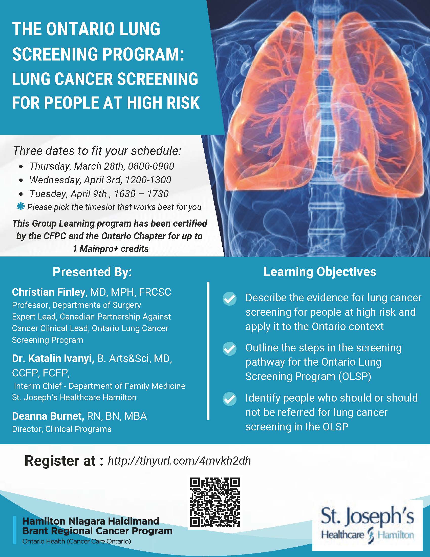 Bringing Lung Cancer Screening Program to the HNHB Region - NPHA