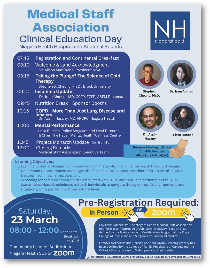 Medical Staff Association - Clinical Education Day - NPHA