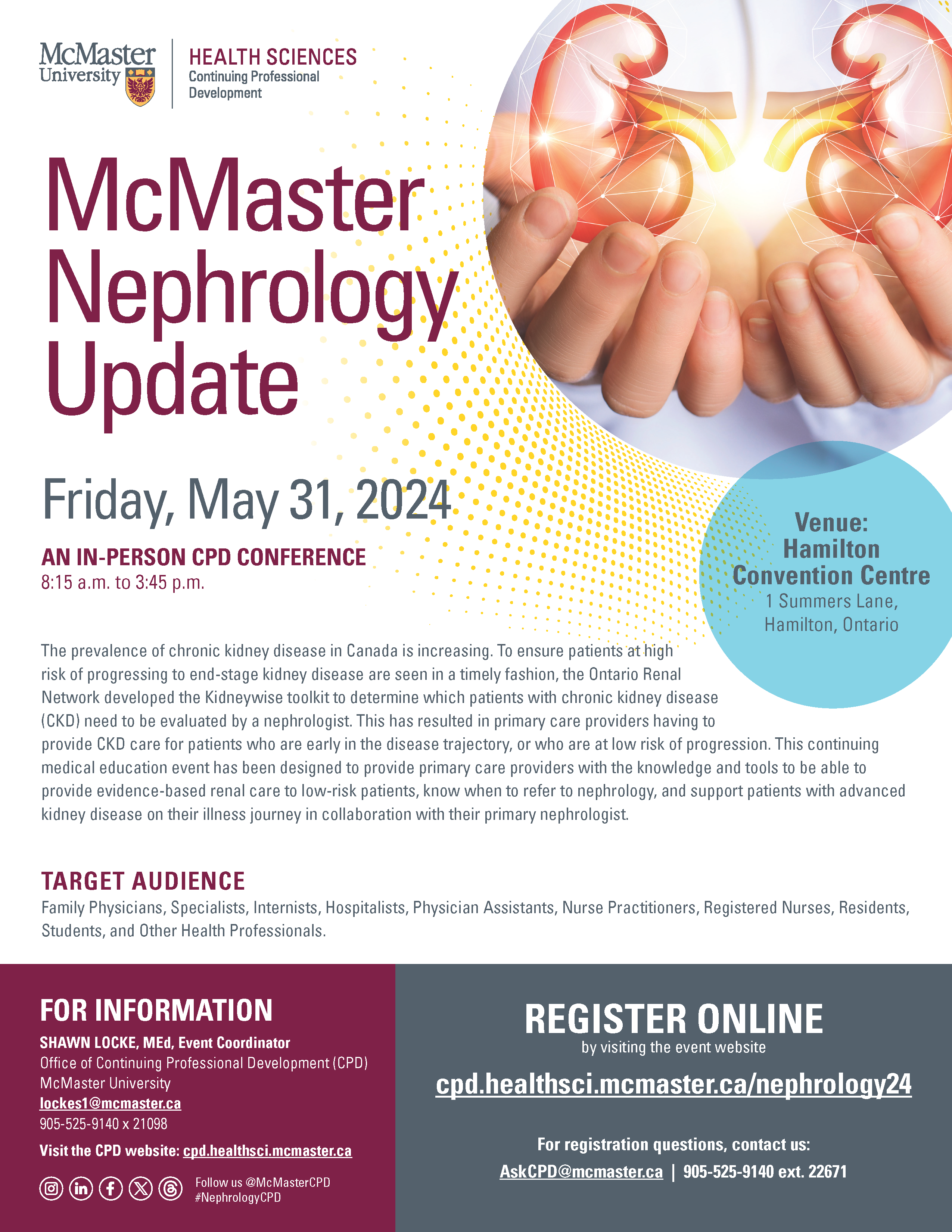 McMaster Nephrology Update 2024 - NPHA